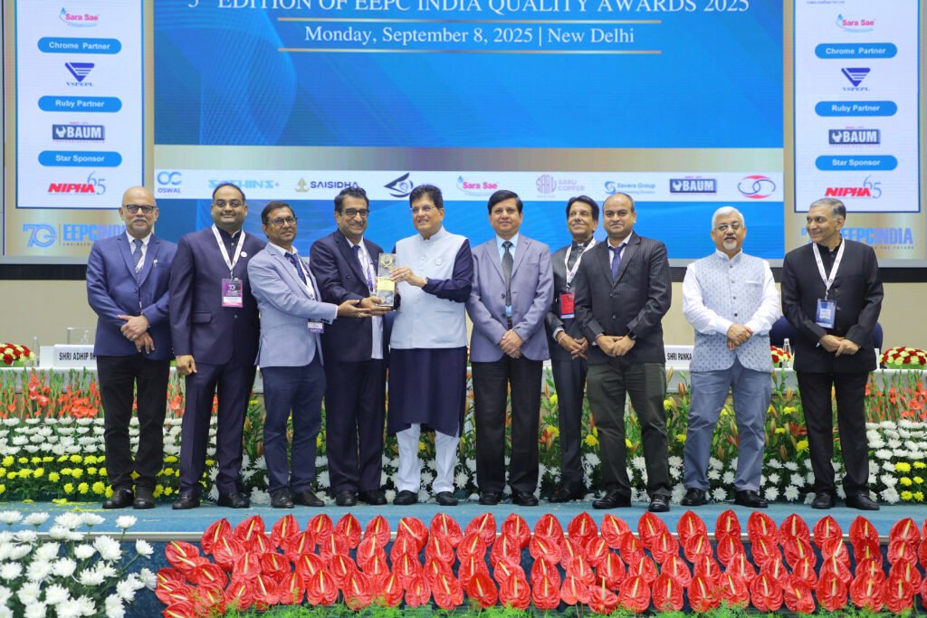 BHEL Bags EEPC India Quality Award 2025 | Bharat Neeti
